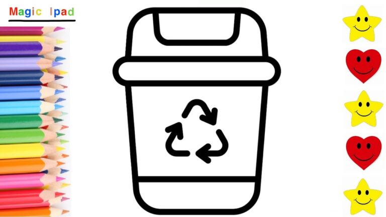 Imágenes de Botes Reciclaje para Colorear: Guía | ECONOMÍA VERDE